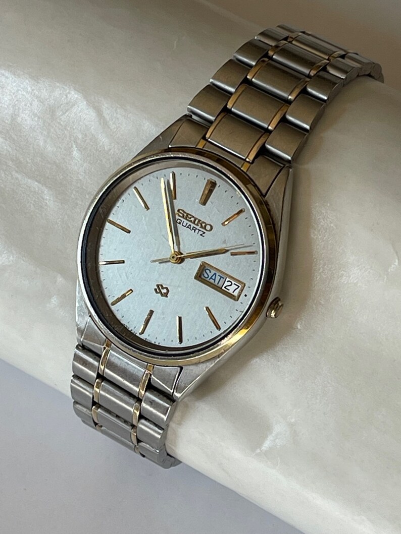 Seiko S2 Calendar Day Date Stainless Steel 2004 - Etsy Australia