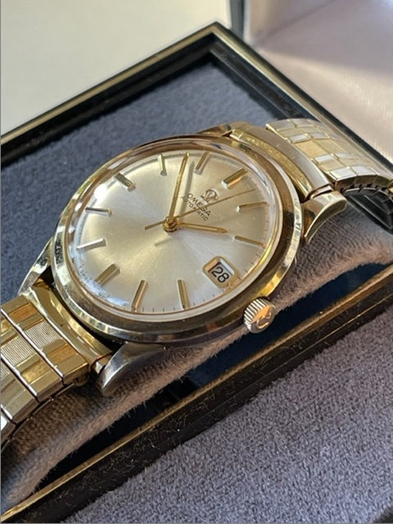 Omega Automatic Calendar Date Screw Down Case Back Gold Capped - Etsy
