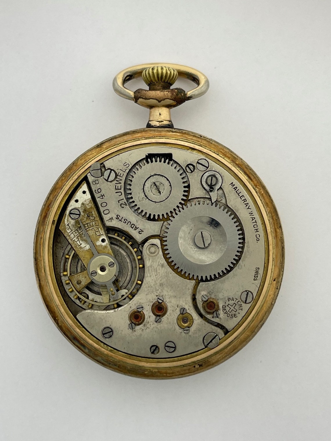 Malleray Railroad Montgomery Dial Screw Down Back Antique Chronometer ...