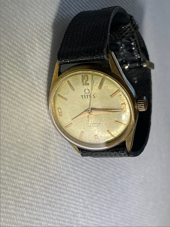 Titus Solvil et Titus Gold Capped Vintage Screw Down … - Gem