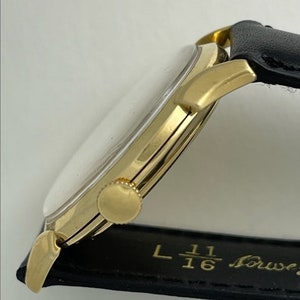 Omega Solid 14K Gold Cal 410 Ref BX 6550 25530 Queens Omega Vintage ...