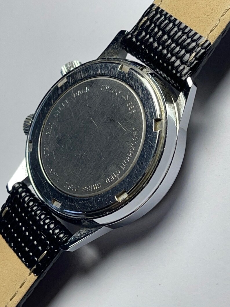 Vulcain Shockprotected Alarm Wrist Watch Stainless Steel Screw Down ...