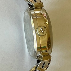 Omega Solid 14k(585)gold Genuine Diamonds Swinging Lugs Art Deco Style ...