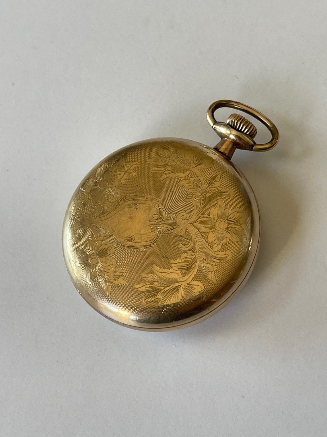 Quality Time Railroad White Porcelain Montgomery Dial Gold Filled ...