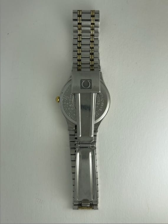 Omega Seamaster Calendar Date Quartz Gold /stainless Steel Omega Seamaster Calendar Date Quartz Gold /stainless Steel