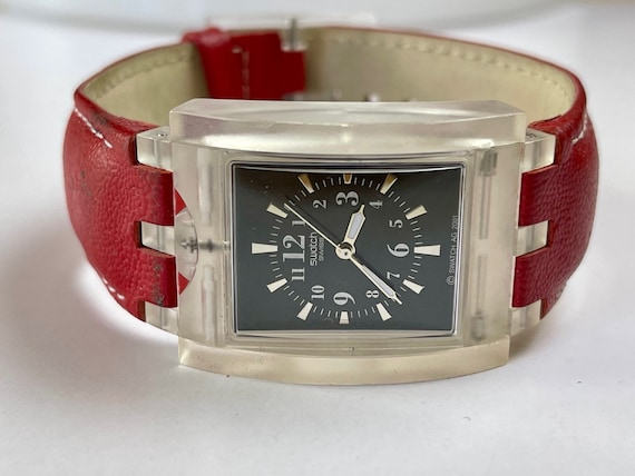 Swatch AG 2001 Ref 233 Black Dial Vintage Swiss Made … - Gem