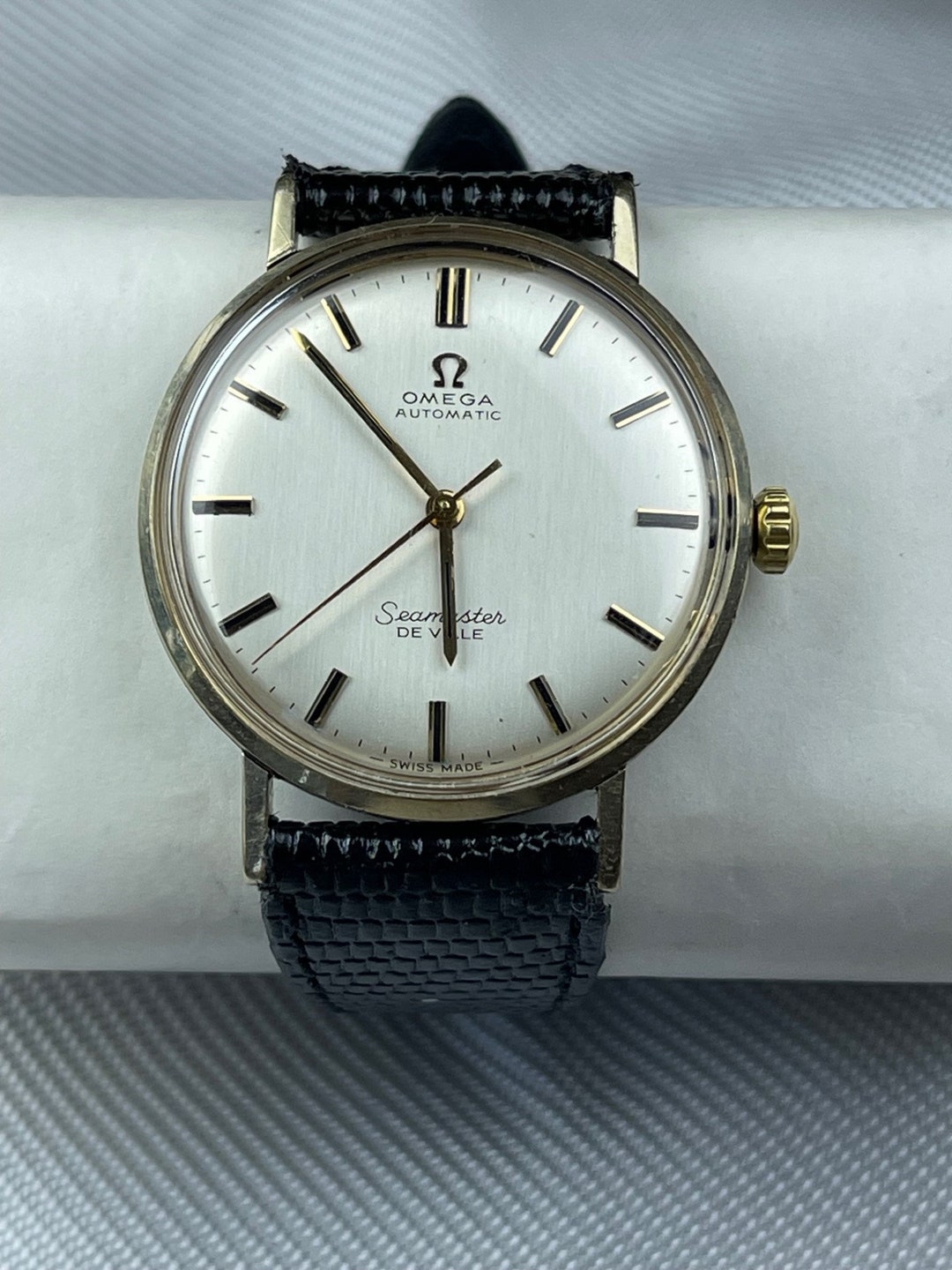 Omega Seamaster De Ville Two Tone Solid 14K585Gold Lünette/Edelstahl ...