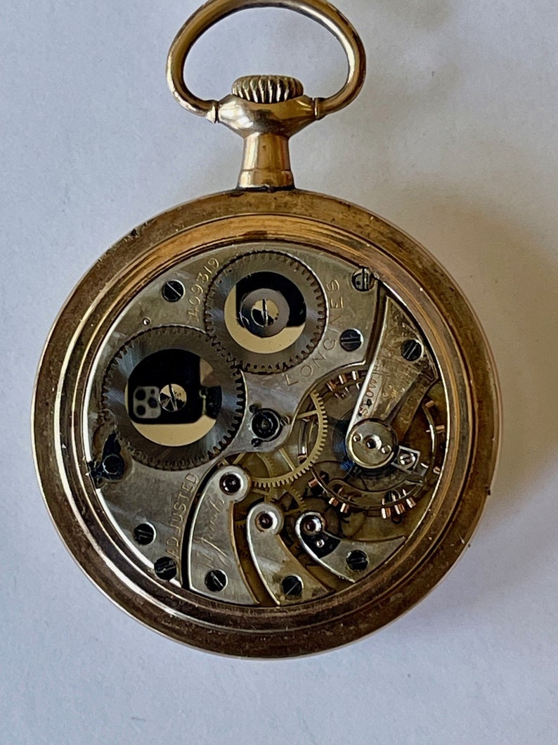 Longines 14K Gold Filled Warranted 20 Years Open Face Pocket Watch ...