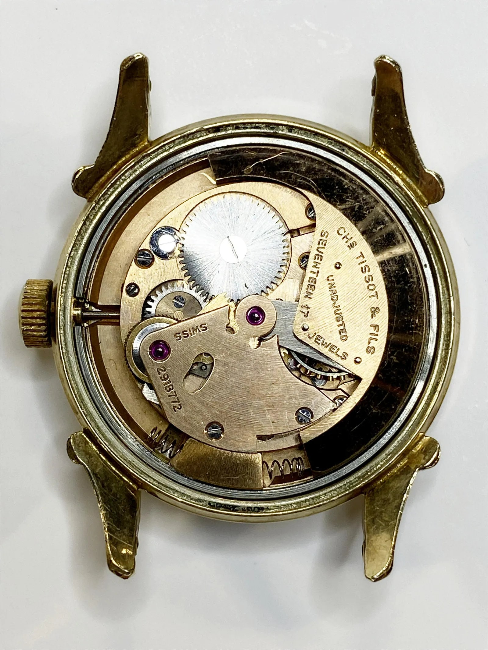 Tissot Bumper Automatic Gold Capped Screw Down S/S Back Textured Dial ...