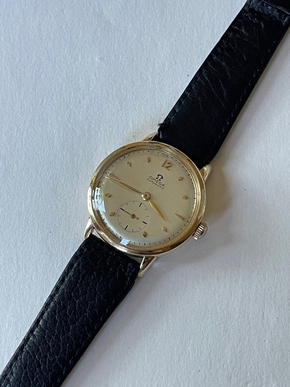 Omega Bumper Automatic Solid 14K(585)Gold Classic Dre… - Gem