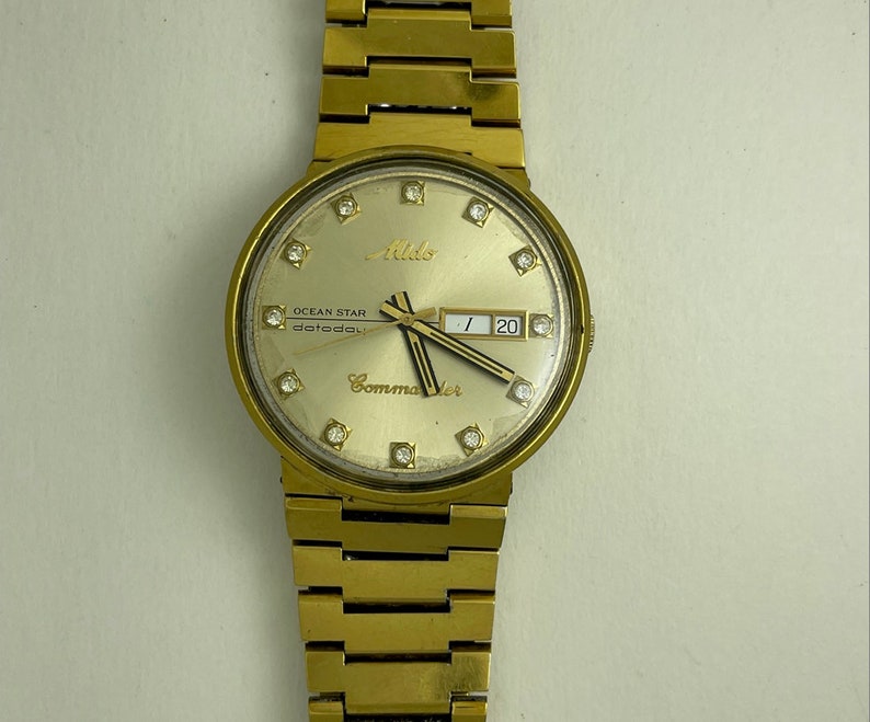 Mido Ocean Star Datoday Commander Automatic Day/date Genuine Diamonds ...
