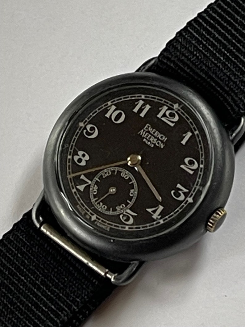 Emerich Meerson Paris Military Style PVD Coating Vintage Made in France ...
