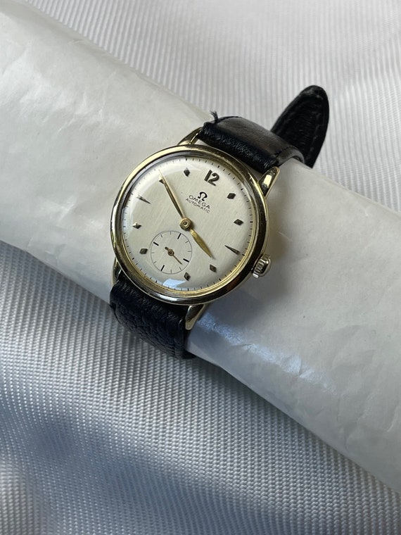 Omega Bumper Automatic Solid 14K(585)Gold Classic Dre… - Gem