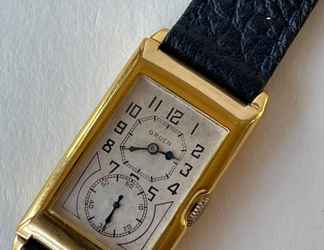 Gruen Doctors Medical Duo-dial Techno-quadron Movement Cal. Aegler 877S ...