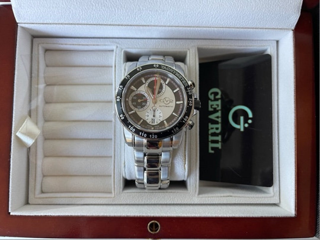 Gevril Chronograph Automatic Quick Set Date/day Display Back Limited ...