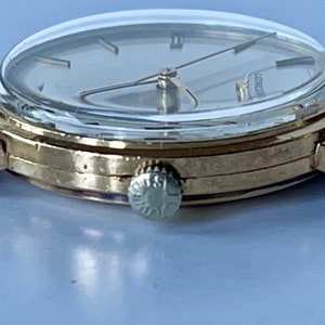 Longines Solid 9K375 Gold DS&S Baume Case Cal.6952 Calendar Date ...