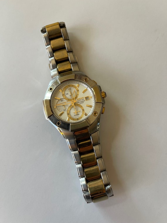 Seiko Coutura Chronograph Alarm Calendar Date 7T62-OJ… - Gem