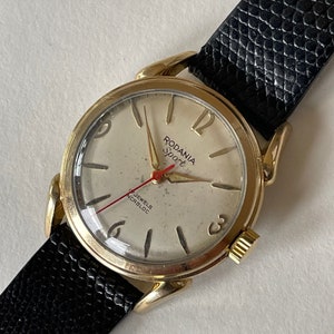 Rodania Sport Gold Capped Screw Down Stainless Steel Back Vintage Swiss ...