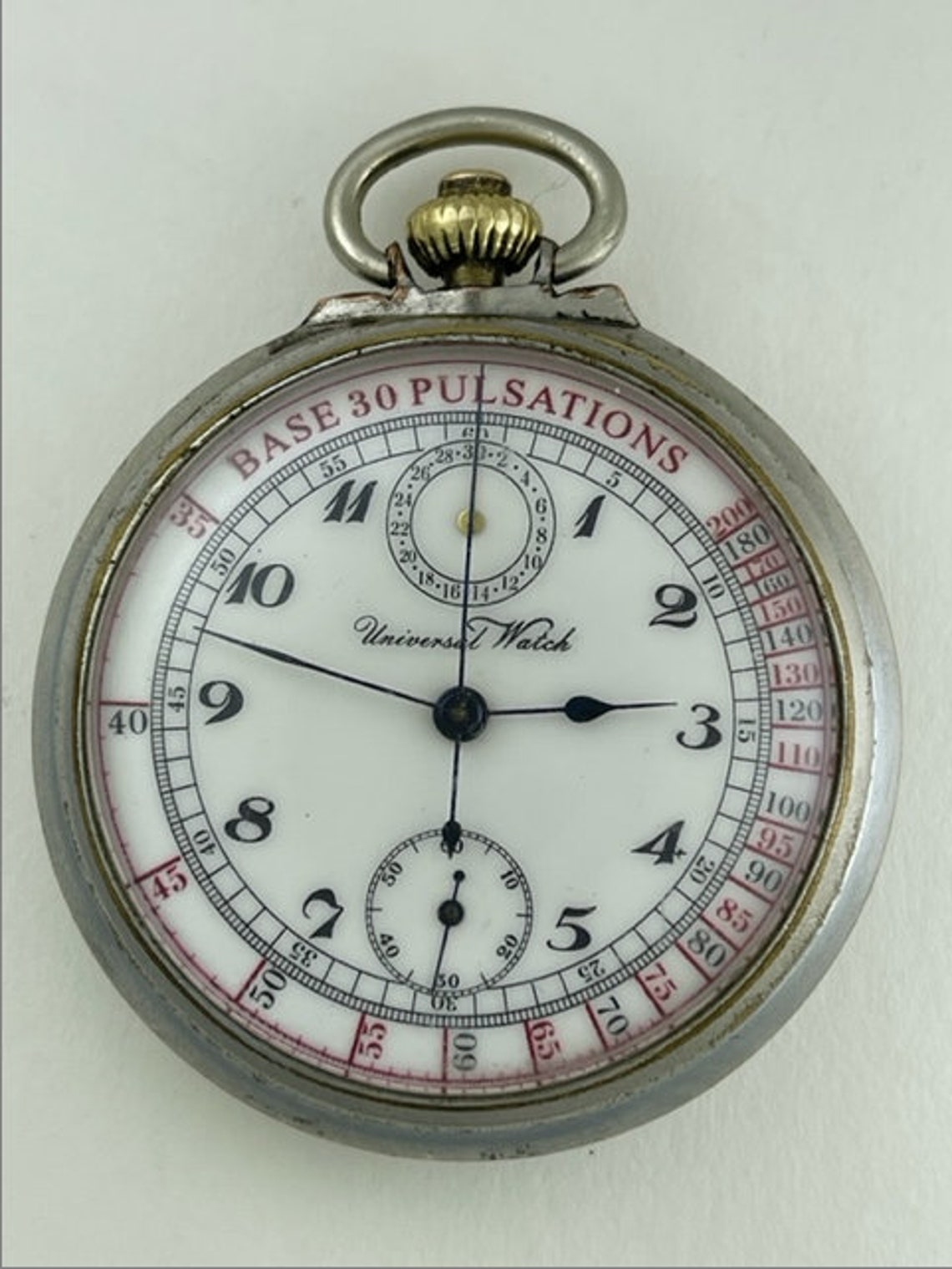 Universal Genève Chronograph Pulsations Doctors Pocket Watch - Etsy