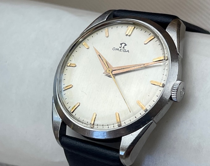 Classic Omega Seamaster 1956 Manual Wind Vintage Swiss Watch. Omega Cal ...