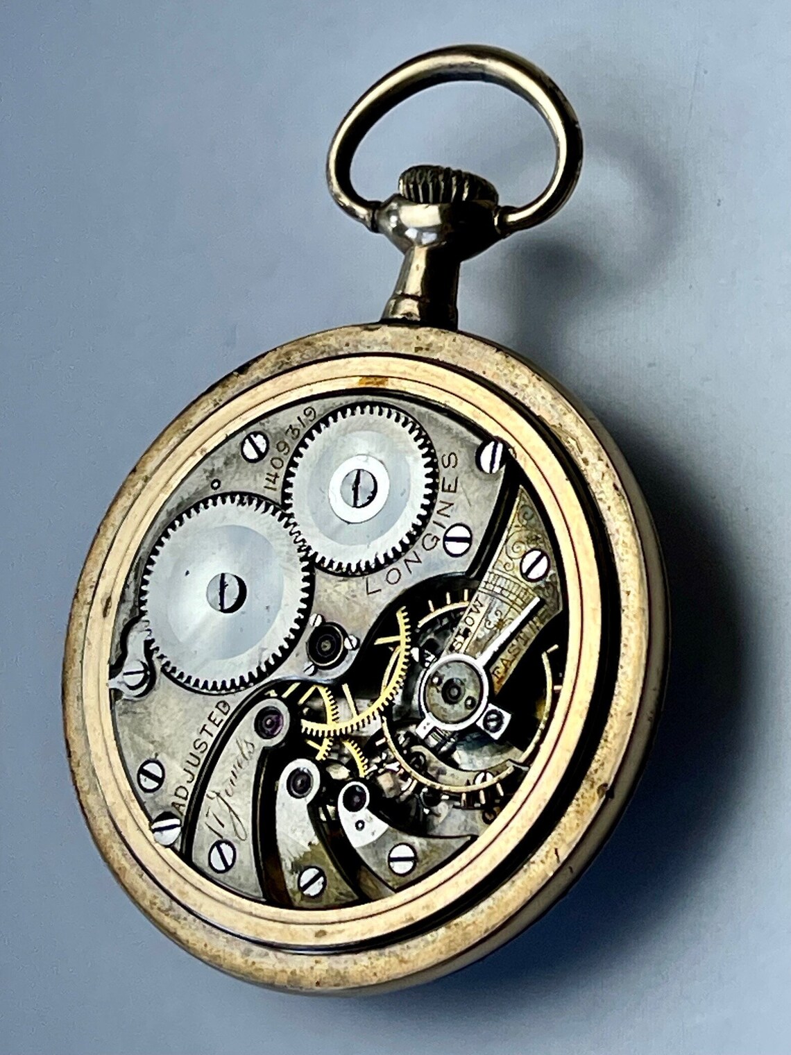 Longines 14K Gold Filled Warranted 20 Years Open Face Pocket Watch ...