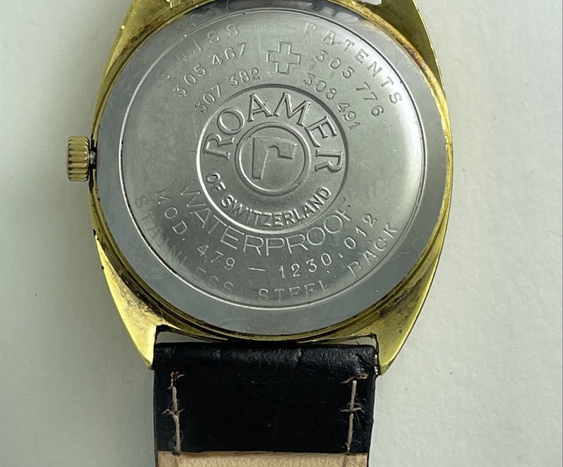 Roamer Anfibio Matic Automatic Calendar Date Gold Capped Screw Down ...