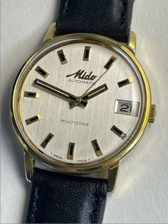 Mido Multistar Automatic Calendar Date Gold Capped V… - Gem