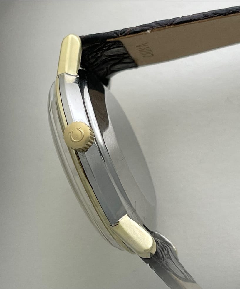 Omega Seamaster Deville Automatic Gold/capped Stainless Steel Tropical Dial Vintage Ref.166.020 ...