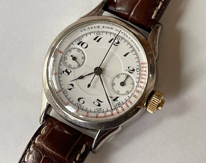 Anonymous Chronograph 30 Pulsations Pulsometer Doctors Medicare Art ...