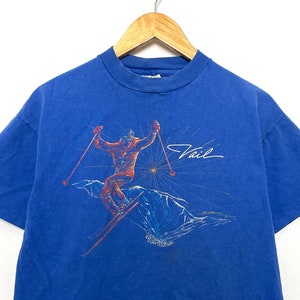 Vintage 1988 Vail Colorado Ski Resort Graphic Tee Shirt (fits Adult ...