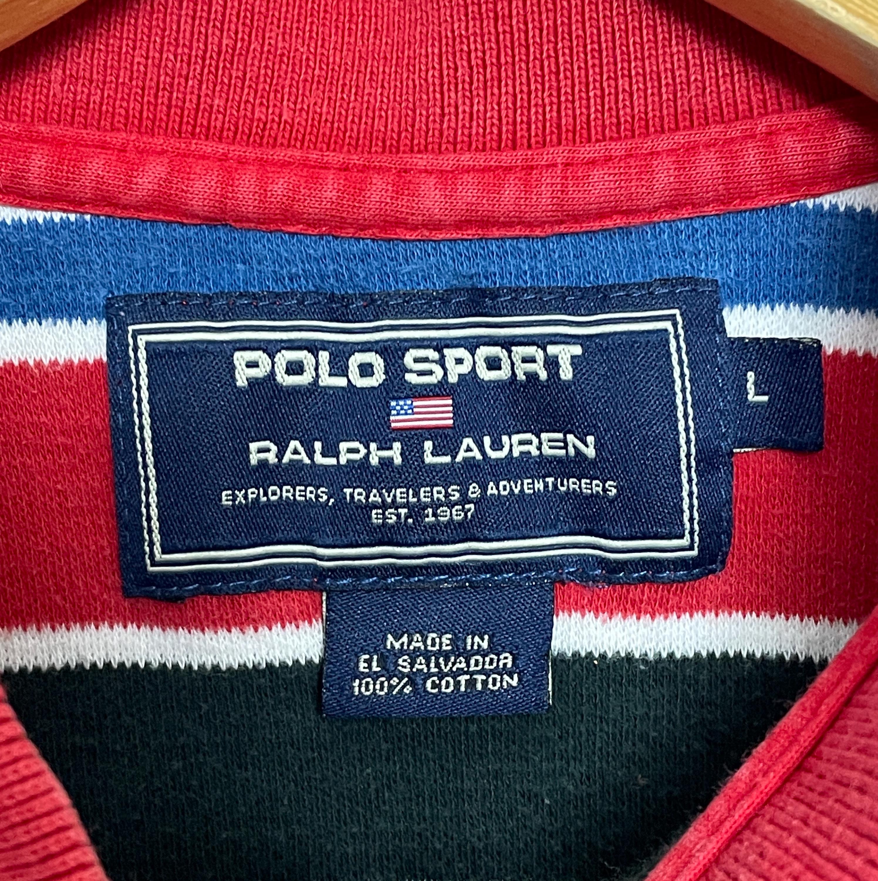 Vintage 1990s Polo Sport by Ralph Lauren Spell Out Flag Logo Vintage 1990s Polo Sport by Ralph Lauren Spell Out Flag Logo
