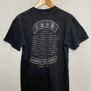 Vintage 2000s Rush Snakes and Arrows Tour Neil Peart Rock Band Concert ...
