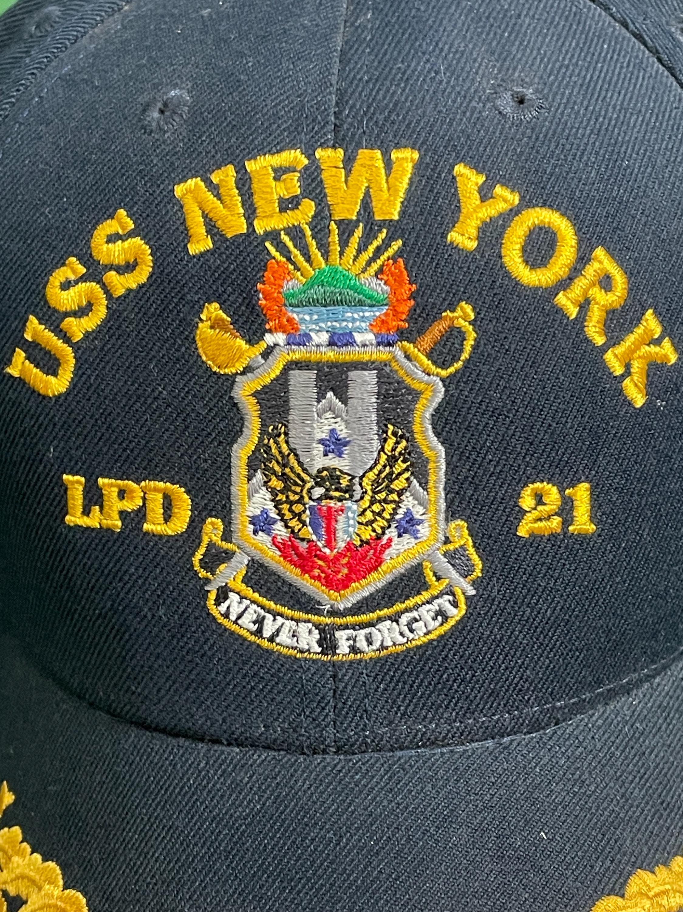 Vintage 2000s USS New York United States Navy Transport Dock Military ...