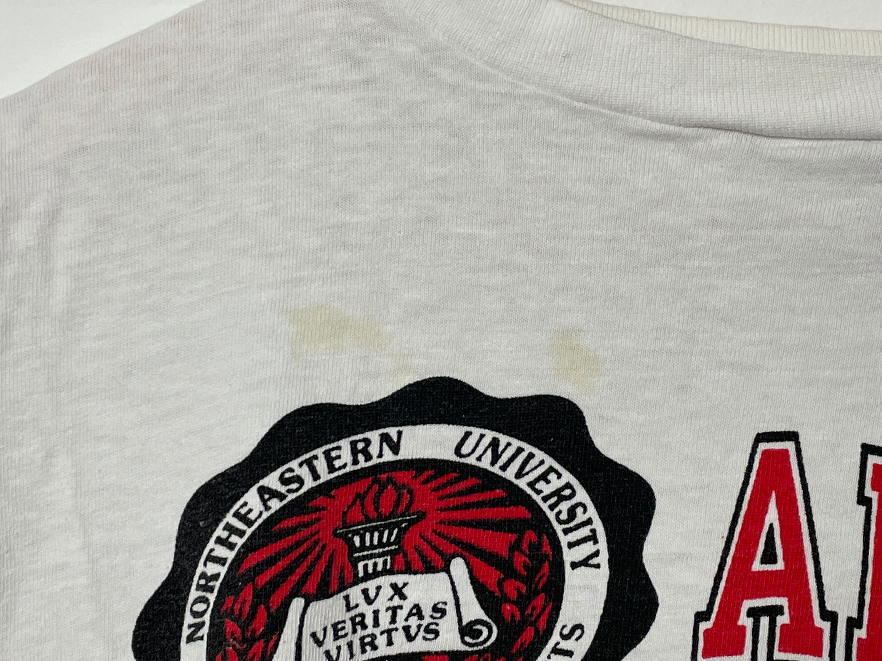 Vintage 1980s Champion Made in USA Northeastern University Boston ...