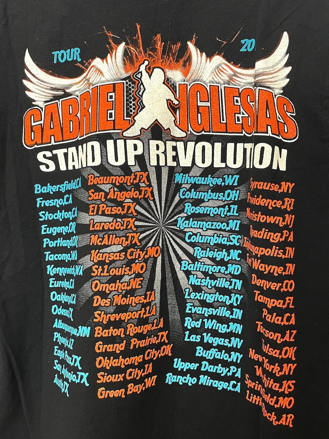 Gabriel Iglesias hot and Fluffy Stand up Revolution Comedy Tour Popcorn ...