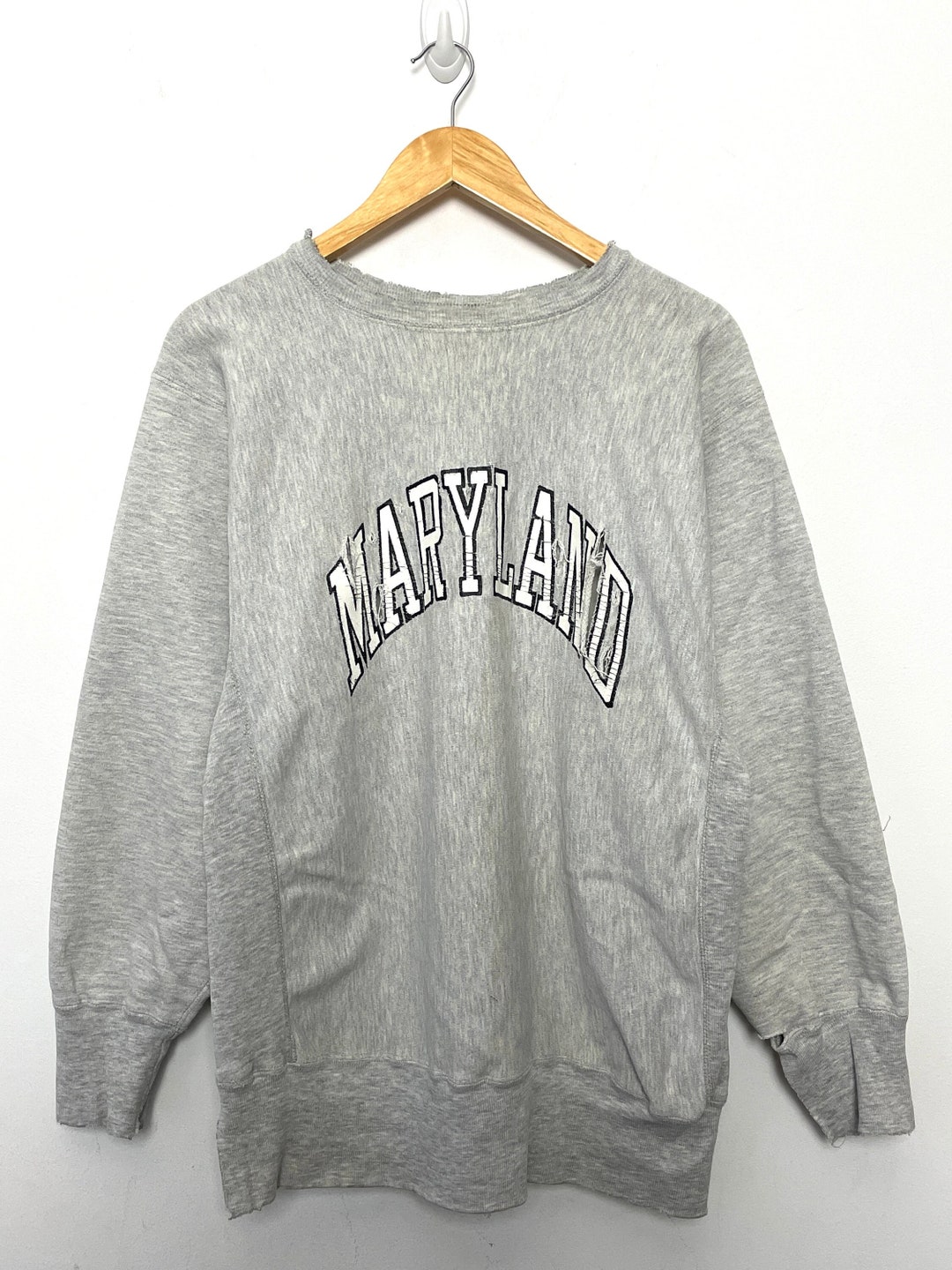 Vintage 1990s Maryland Terrapins Champion Reverse Weave Spell Out ...