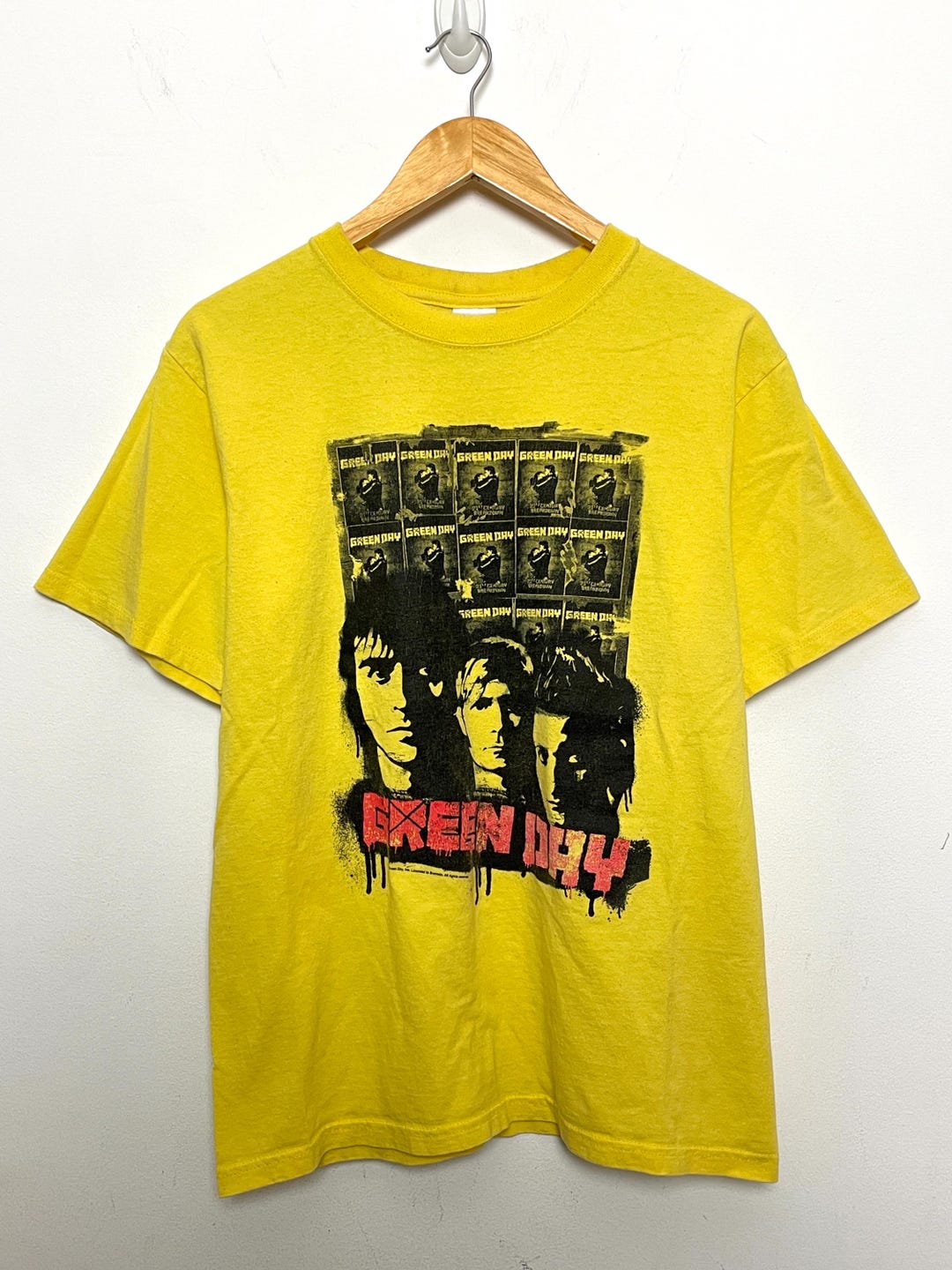 Vintage 2000s Green Day Pop Punk Rock Music Concert Tour Graphic Band ...
