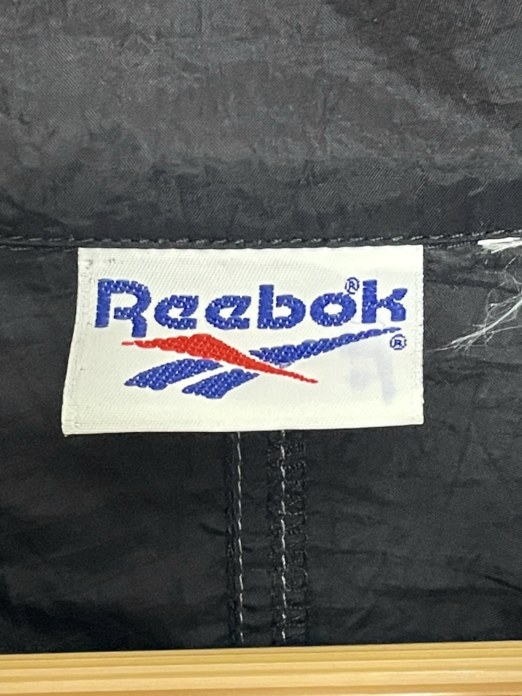 Vintage 1990s Reebok Delta Logo Zip up Drawstring Windbreaker Jacket ...