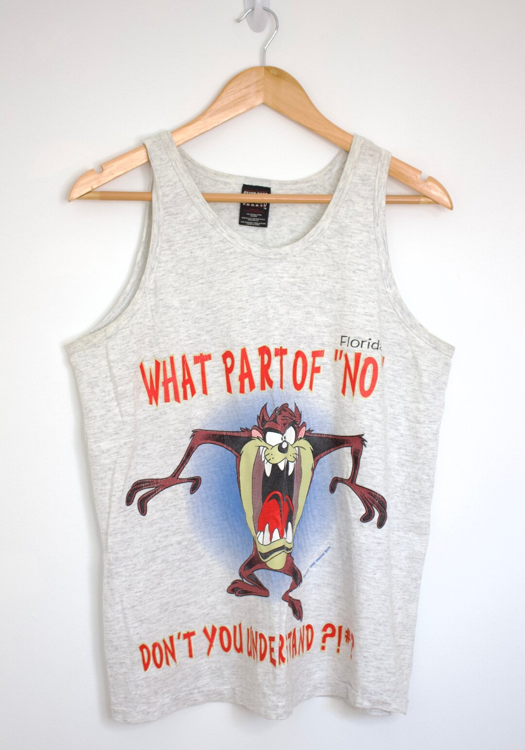 Vintage 1996 Taz Looney Tunes Graphic Tank Top (size Adult Medium) - Etsy