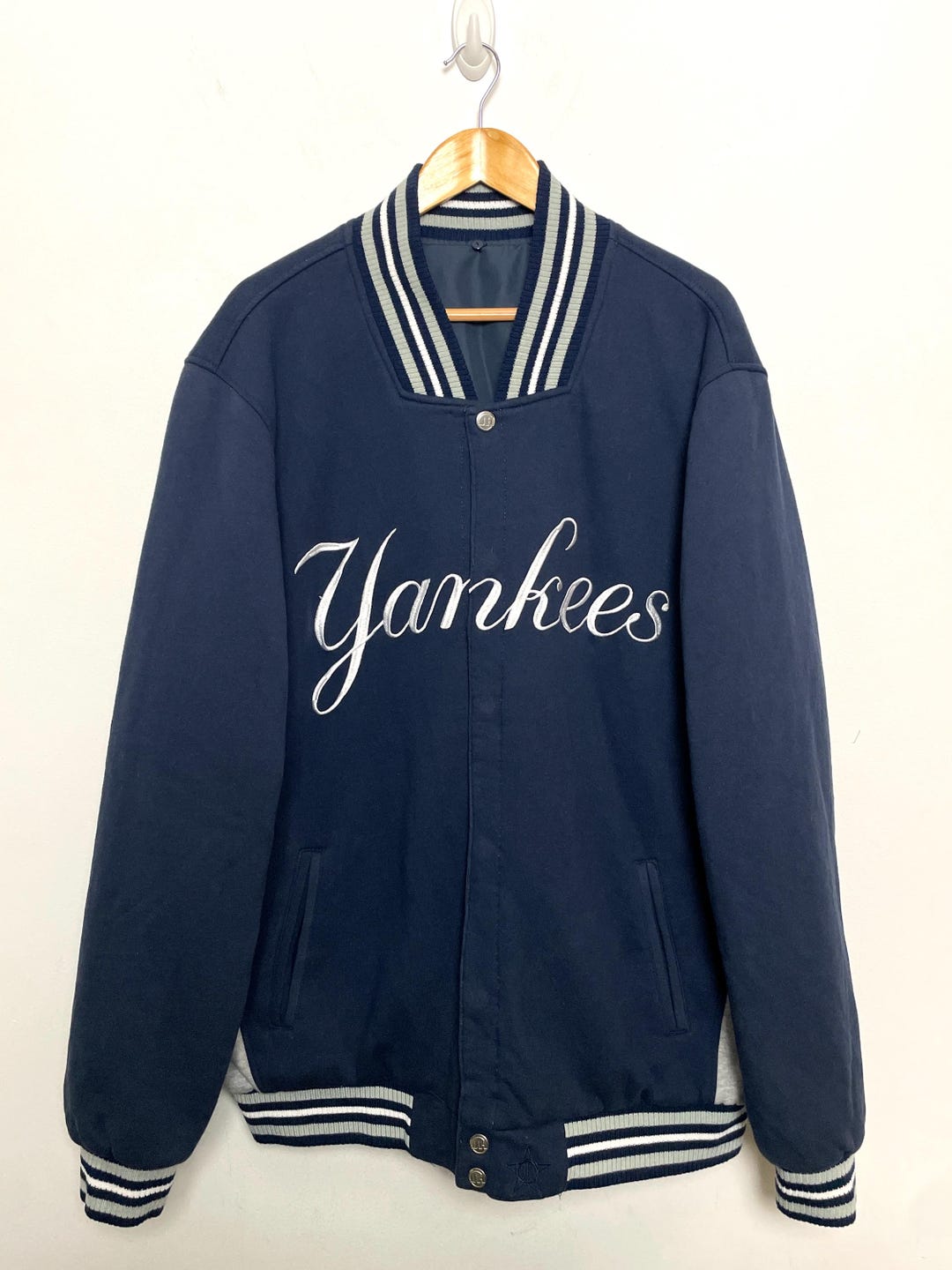 Vintage Jeff Hamilton New York Yankees MLB Baseball Reversible ...