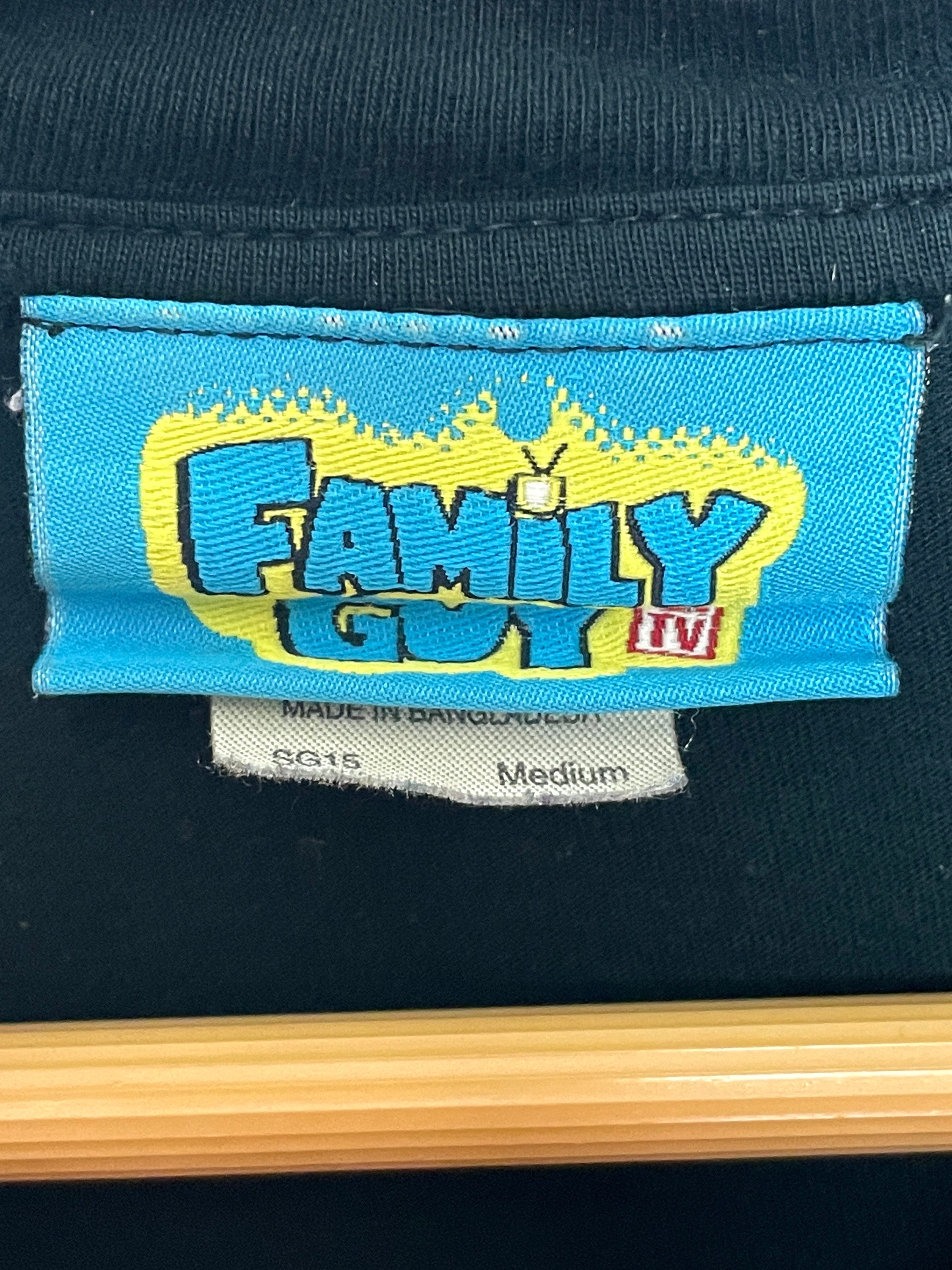 Vintage Y2K Family Guy Peter Griffin Superman Graphic TV Cartoon Tee ...