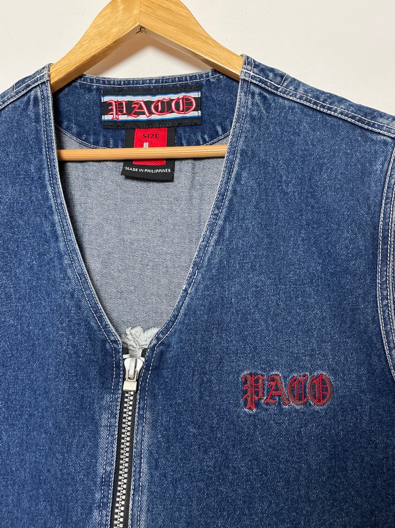 Vintage Y2K Paco Jeans Embroidered Spell Out Dragon Graphic Cargo Denim ...