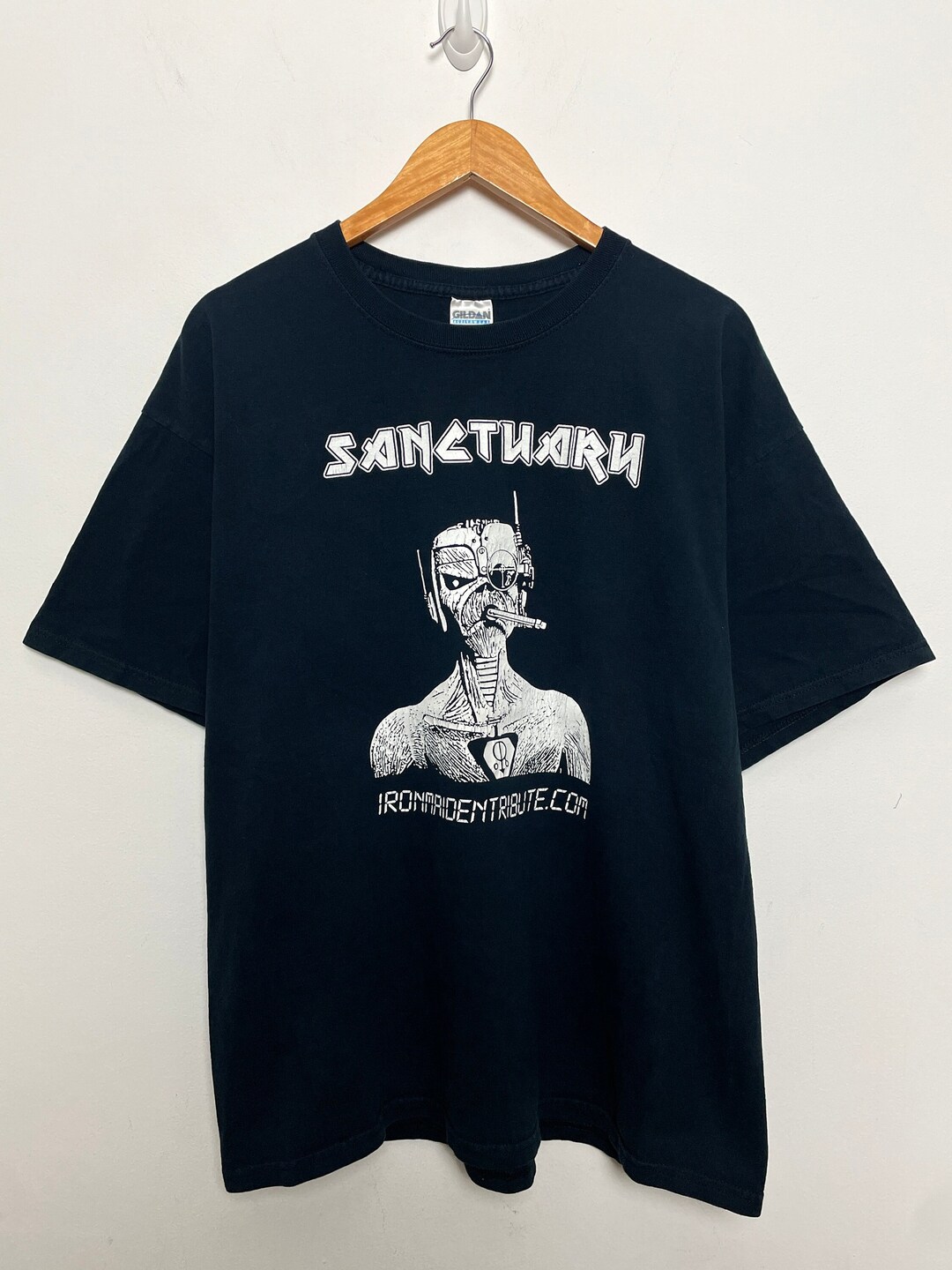 Vintage 1990s Iron Maiden Sanctuary Tribute Band "up the Irons" Spell ...
