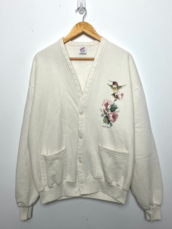 Vintage 90s hummingbird flower - Gem