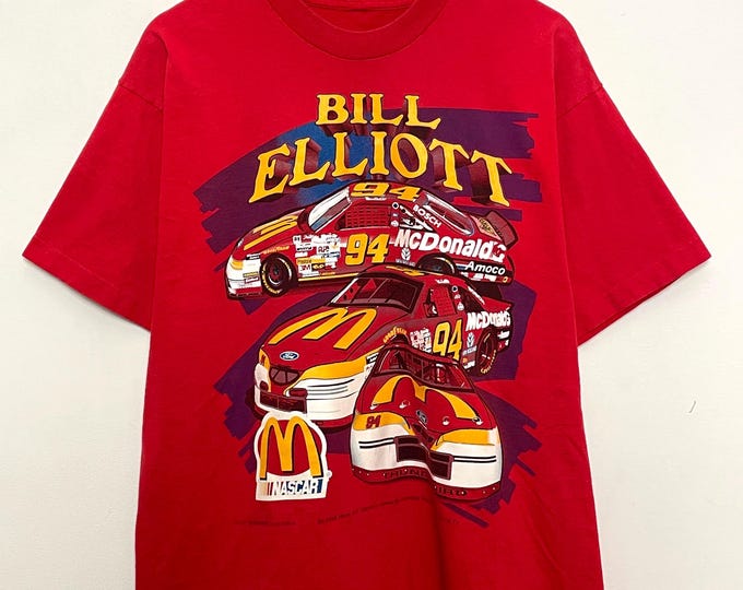 Vintage 1996 Bill Elliott Mcdonald’s Racing Team Ford Spell Out NASCAR ...