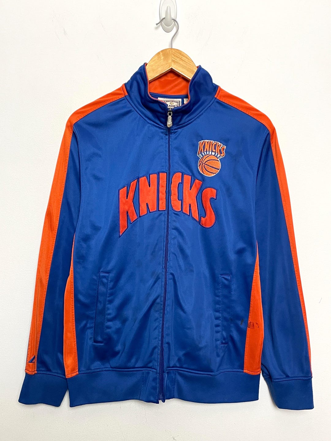 Vintage NBA Hardwood Classics New York Knicks Zip up Basketball Track ...