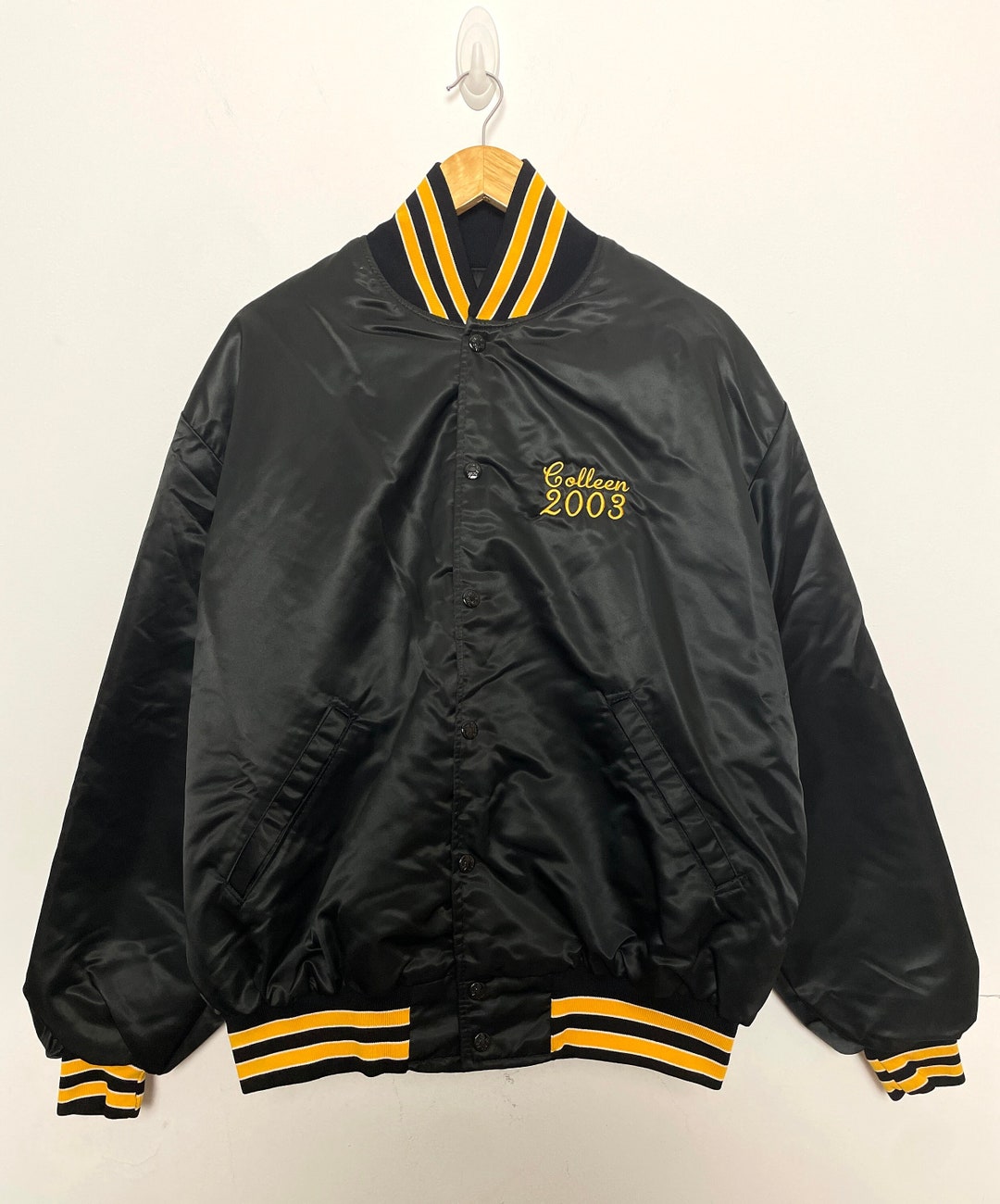 Vintage 2003 Lincoln Band "colleen" Made in USA Ringer Button up Back ...