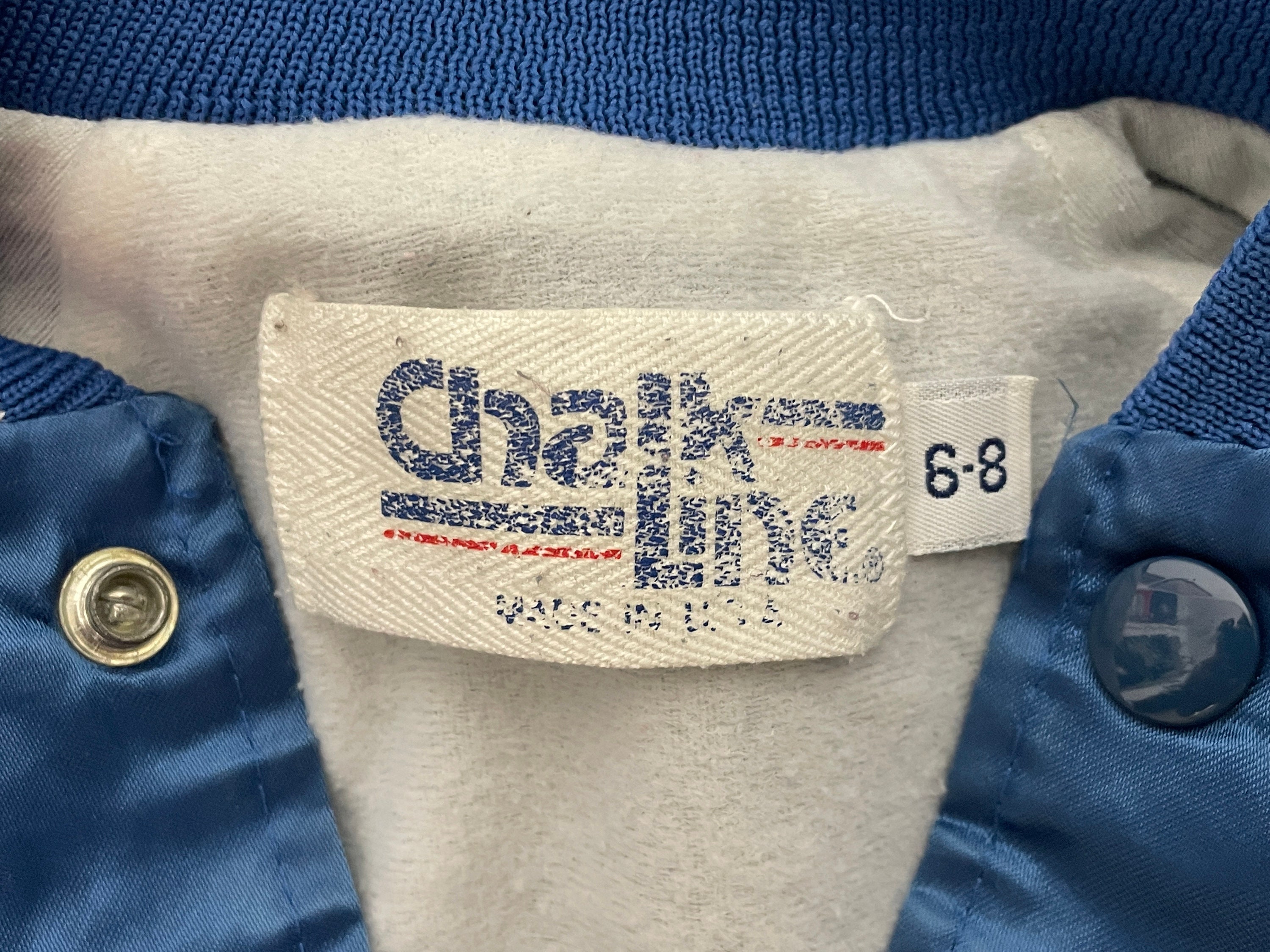 Vintage 1980s Chalk Line Florida Gators Kids Ringer Satin College ...