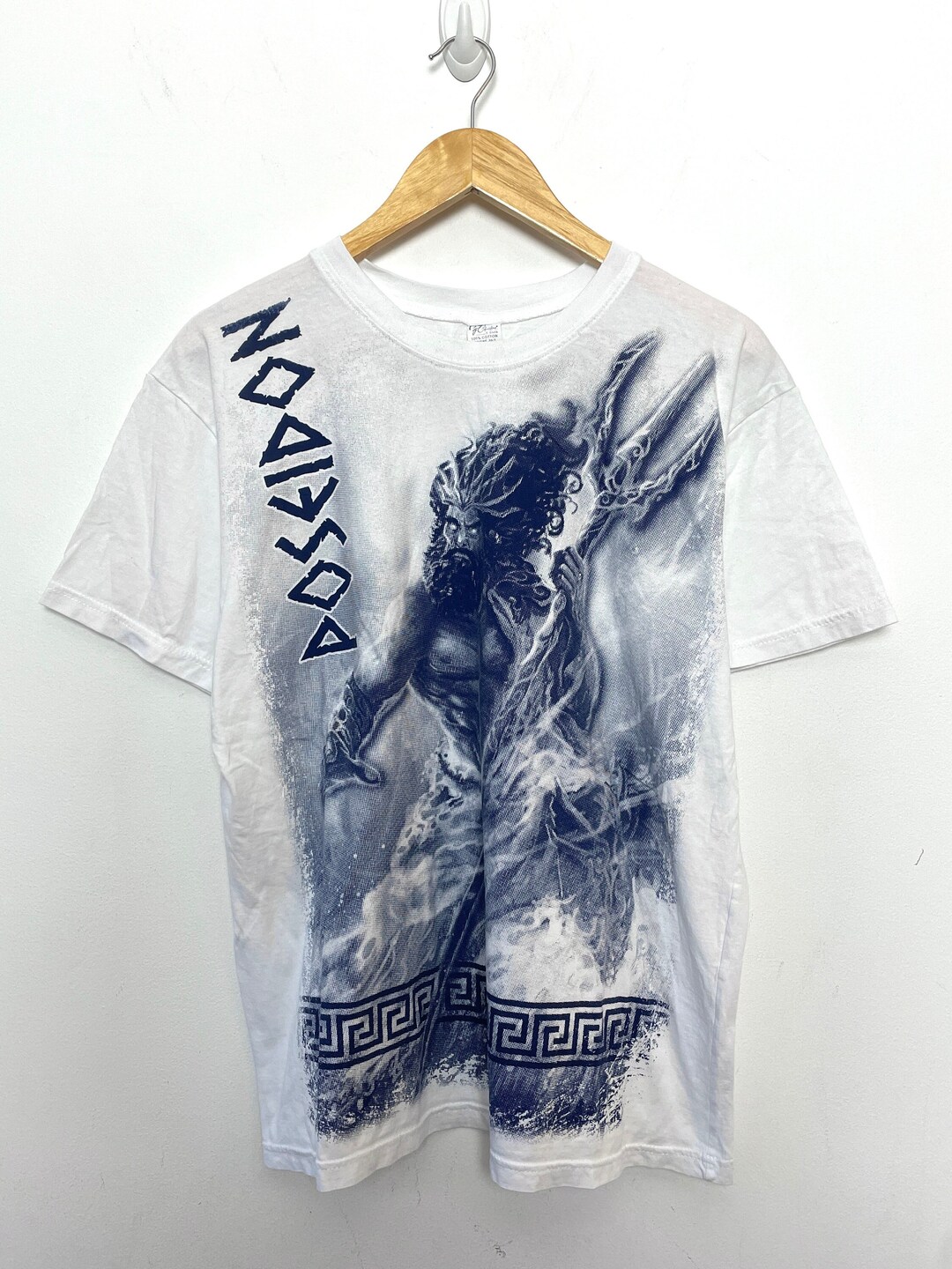 Vintage Poseidon God Ancient Greek Mythology Made in Greece Spell Out ...