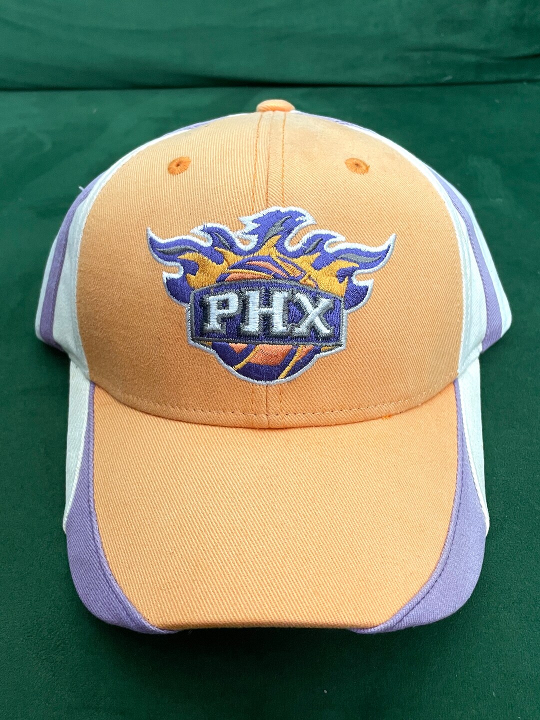 Vintage Early 2000s Y2K Phoenix Suns NBA Basketball Striped Strap Back ...